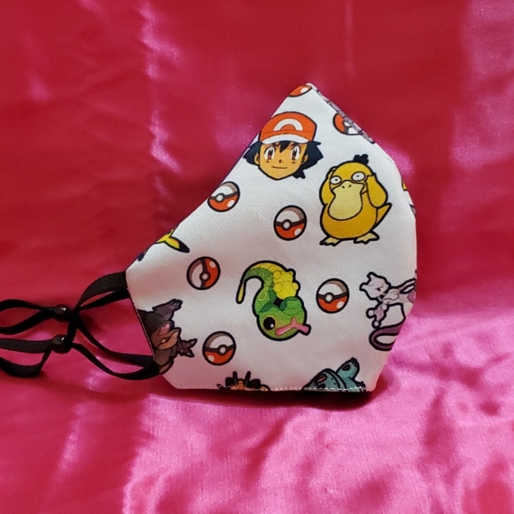 Hand Crafted | Accessories | Pokemon Pikachu Face Mask | Poshmark